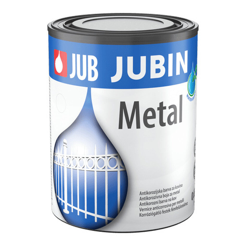 JUBIN Metal je visokokvalitetna antikorozivna boja za metal, idealna