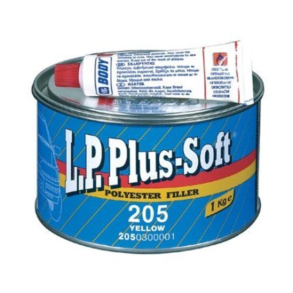 Body 205 L.P. Plus-Soft 2K Polyester Filler is a two-component