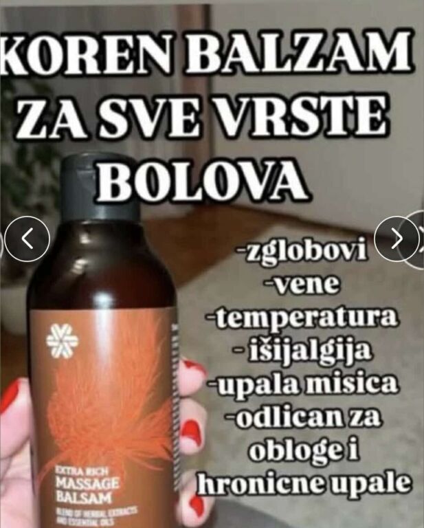 Koren balzam za sve vrste bolova – ekstra bogat masažni balzam sa