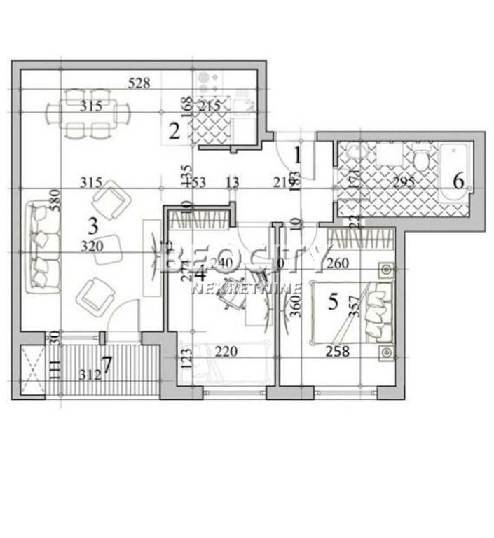 Novi Sad, Nova Detelinara, , 3.0, 54m2, 151200EUR