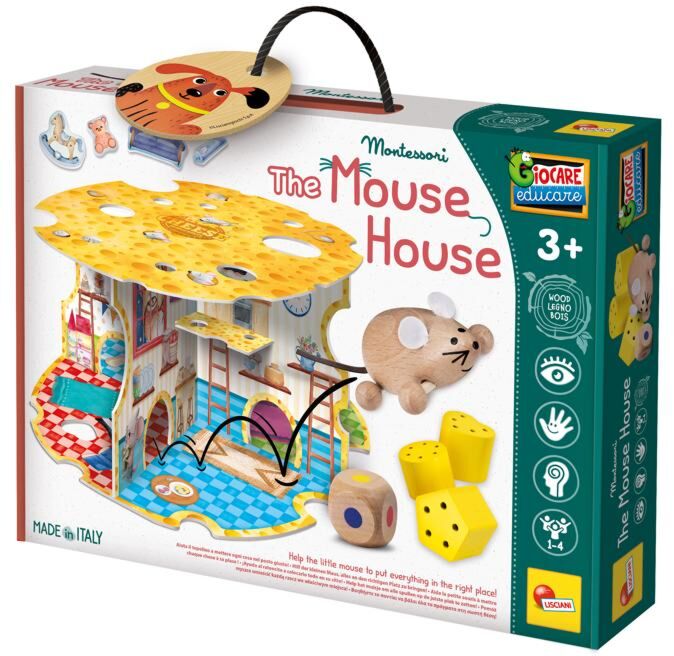 Lisciani Baby set Wood The House of the mouse