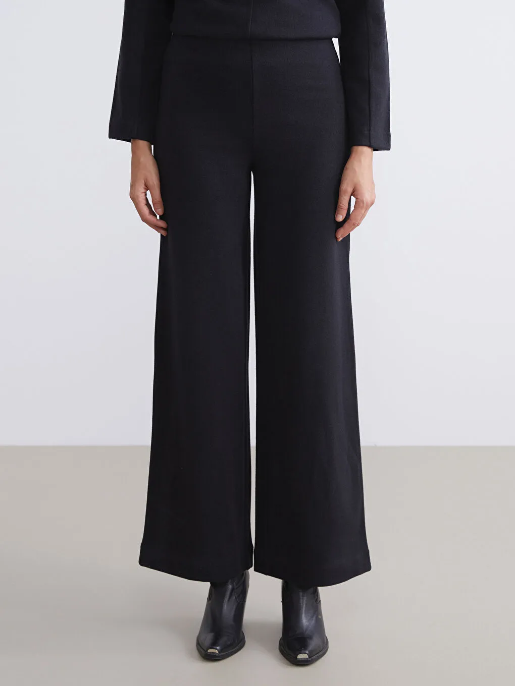 LCW Vision Pantalone Sa Elastičnim Strukom I Širokim Nogavicama Za Žene