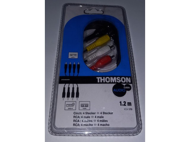 Thomson 4RCA - 4RCA 1,2m audio kabl