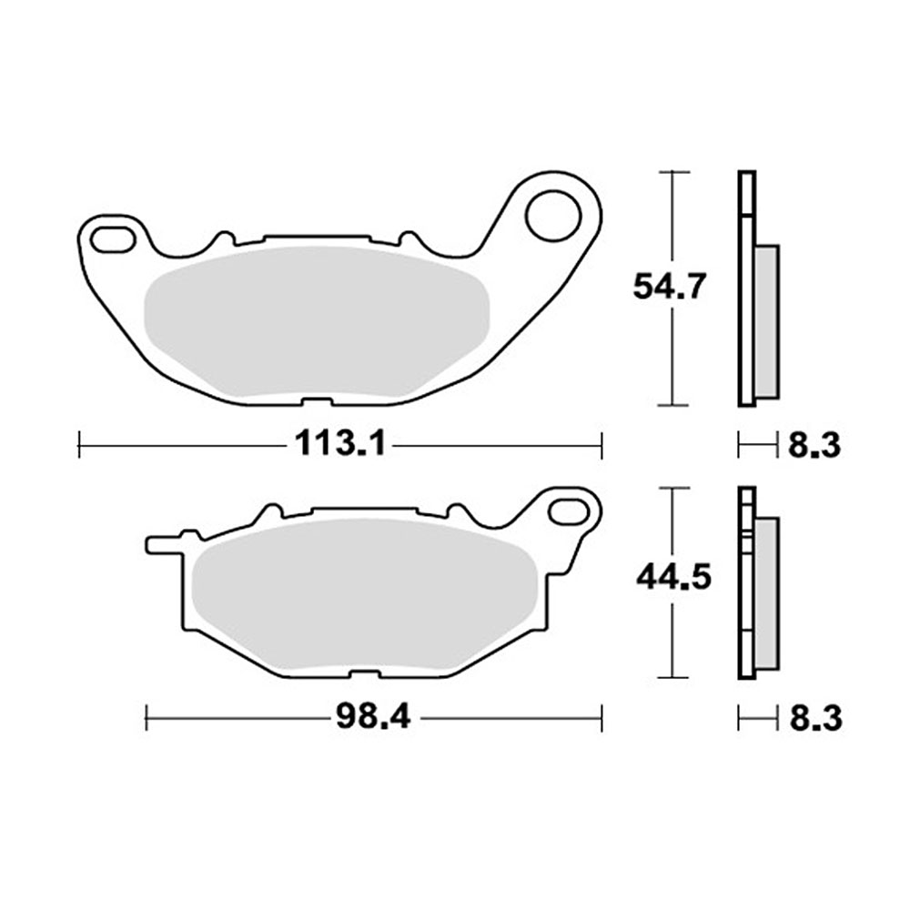 TRW MCB878TRQ Kočione pločice za motocikle (TRACK – SINTER)