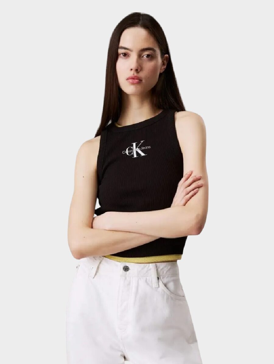 CALVIN KLEIN ŽENSKA MAJICA CRNA CKJ20J225301 BEH