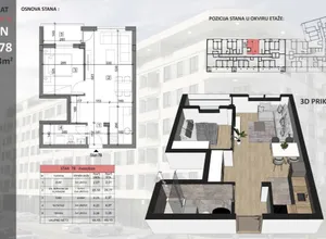 Prodaja Stan - Novi Sad, Detelinara: Sajam - Sajmište
