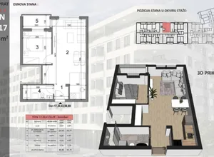 Prodaja Stan - Novi Sad, Detelinara: Sajam - Sajmište