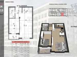 Prodaja Stan - Novi Sad, Detelinara: Sajam - Sajmište
