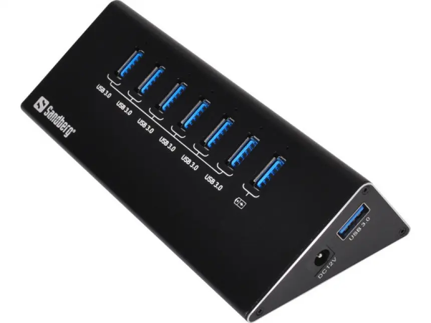USB HUB 7 port Sandberg USB 3.0 sa napajanjem 133-82