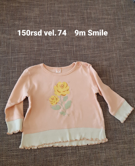 Majica dugih rukava Smile, veličina 74
