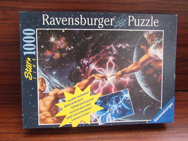 Fluorescentne puzzle Ravensburger (Genesis) 1000 delova