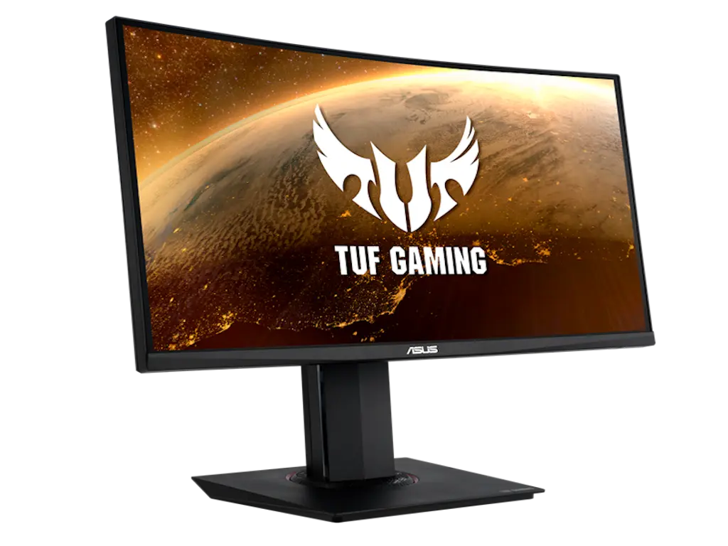 Asus Gaming monitor TUF VG24VQER 23.8", VA, zakrivljen, 1920x1080, 180Hz, 1ms MPRT, HDMIx2, DP, Freesync, VESA, Crni