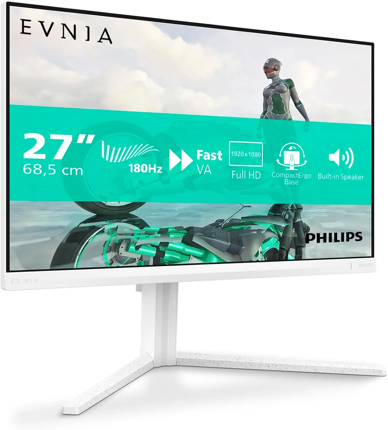 Philips gaming monitor 27M2N3201A/00 27"/IPS/1920x1080/180Hz/1ms GtG/HDMIx2,DP/Adaptive sync/Pivot/bela 27M2N3201A/00