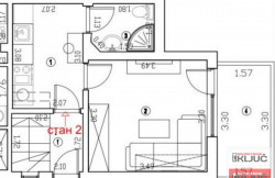 SREMSKA KAMENICA, 21m2, Jednosoban brzo useljiv