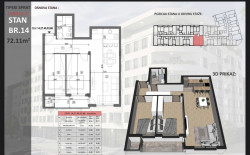 Prodajem Stan-Apartman, Sajam, Novi Sad, €204.250