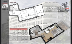 Prodajem Stan-Apartman, Sajam, Novi Sad, €102.800