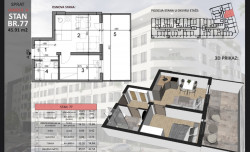 Prodajem Stan-Apartman, Sajam, Novi Sad, €137.150