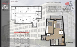 Prodajem Stan-Apartman, Sajam, Novi Sad, €156.400