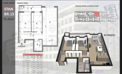 Prodajem Stan-Apartman, Sajam, Novi Sad, €202.300