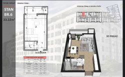 Prodajem Stan-Apartman, Sajam, Novi Sad, €102.700