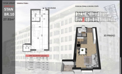 Prodajem Stan-Apartman, Sajam, Novi Sad, €86.300
