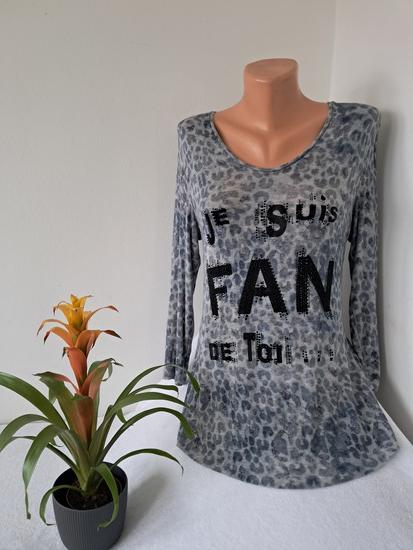 Viskozna leopard dezen majica vel 38