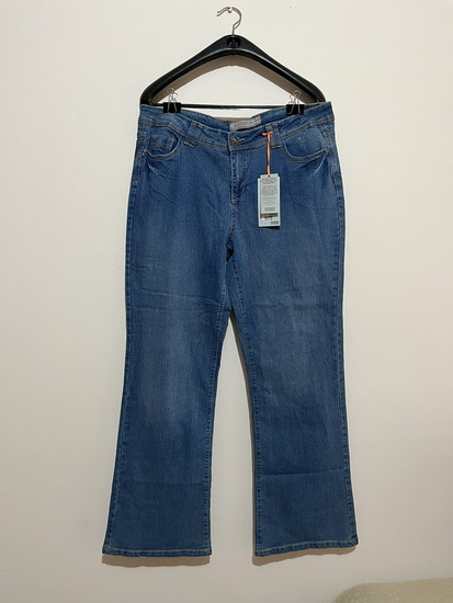 DUNNES Bootcut farmerke, 46(XL), NOVO