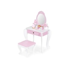 ECO TOYS Veliki sto za sminkanje za decu Pink