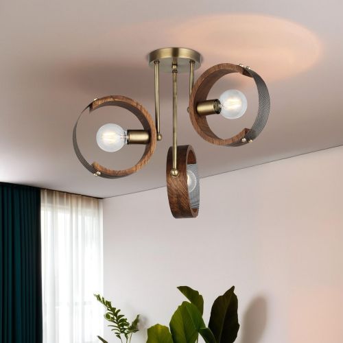 Manya - 52-13 Antik Hrom Chandelier