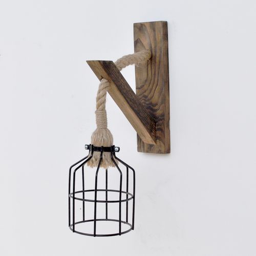 PP151 Crna i Bež Stočna Lampa