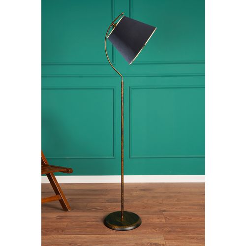 Conic Floor - Crna Podna Lampa
