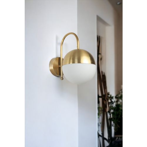 Küre - 8848-1P Gold White Zidna Lampa