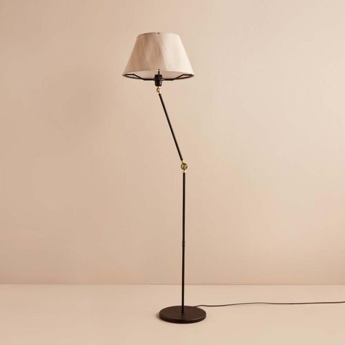 AYD-3479 Krem Crni Podna Lampa