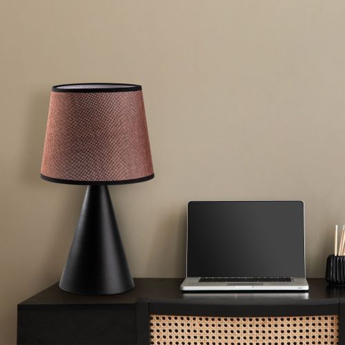 Kona - Crna i Braon Stočna Lampa 15481