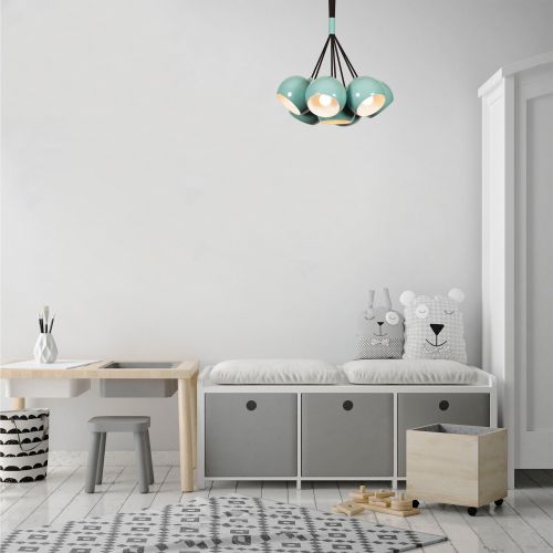 Sivani - MR-629 Luster u Tirkiznoj i Beloj Boji