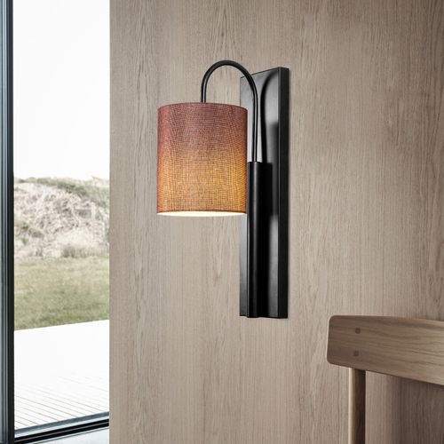 Baston - 3462 Crno-Smeđa Zidna Lampa