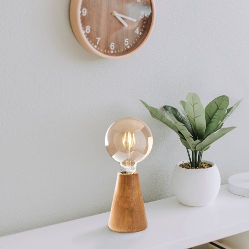 Kavuk - NT - 129-US Drvena Lampa za Sto