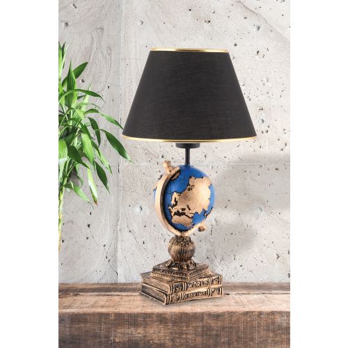 Lampa za sto World - Crna, Plava, Zlatna