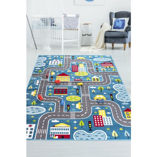 Mavi Trafik - Plavi Tepih (140 x 200 cm)