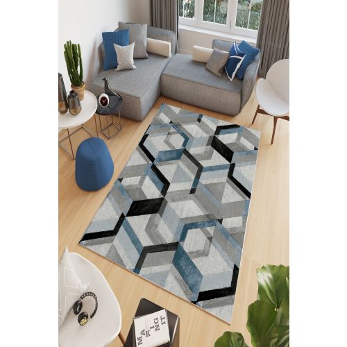 Conceptum Hypnose W874 - Sivi Tepih za Hol (100 x 200 cm)
