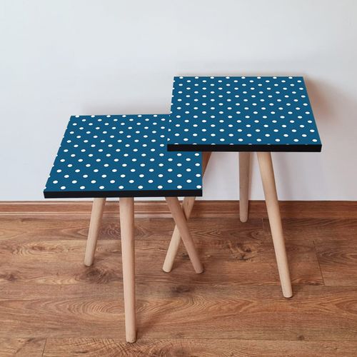 2Shp370 - Plavi Nesting Sto (2 Komada)