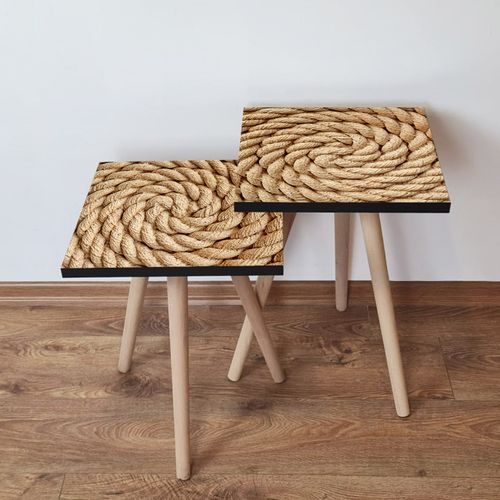 2Shp374 - Bež Nesting Sto (2 Komada)