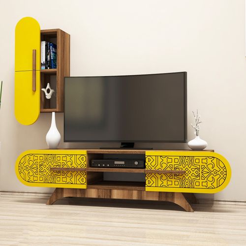 Defne - TV Unit od Orahovog Drveta