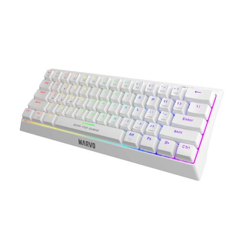 Marvo KG962 White B Gaming Mehanička Tastatura