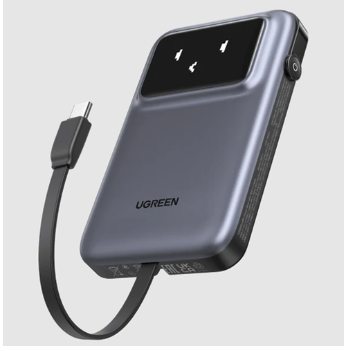 UGREEN Power Bank 10000mAh sa Ugrađenim Kablom PB511