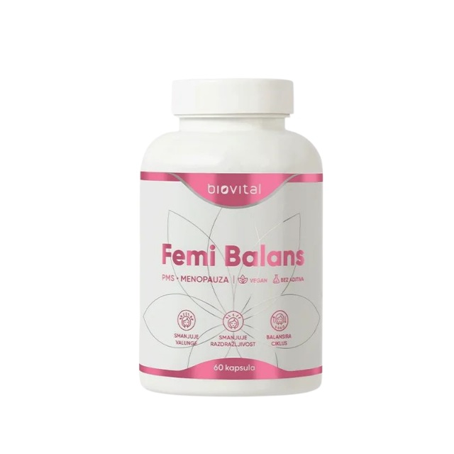 Femi Balans – biljna formula za PMS, menopauzu i hormone