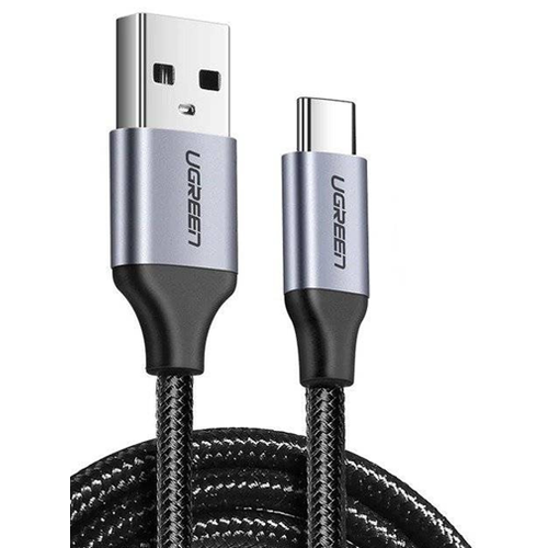 UGREEN USB-A do USB-C Brzi Punjač Kabl 3A Maks Crni 1m US288