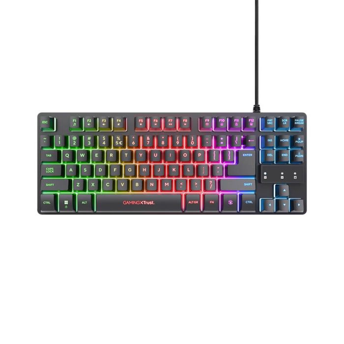 Tastatura Trust GXT833 Thado Tenkeyless US RGB - Black