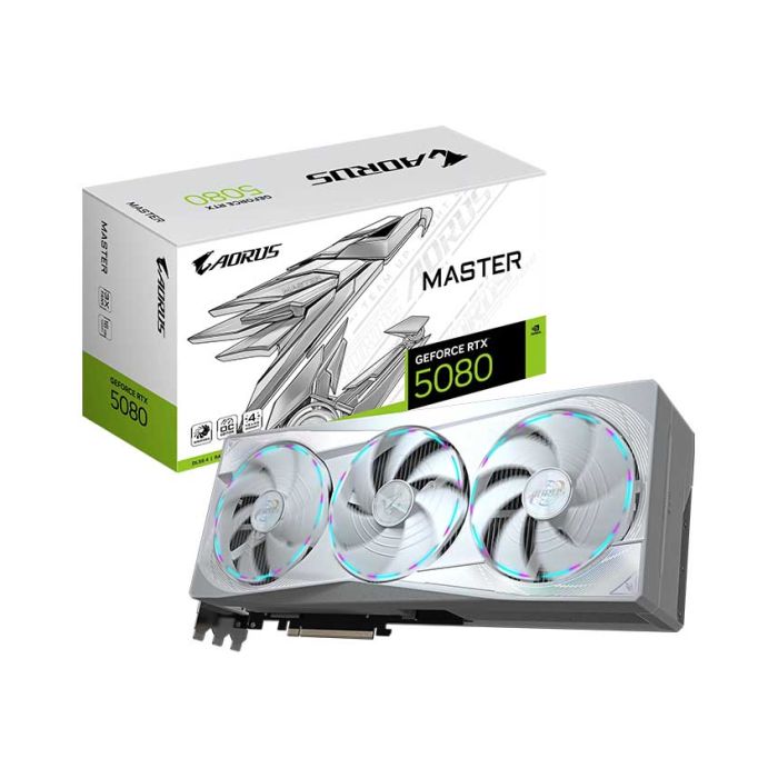 Grafička kartica Gigabyte GeForce RTX 5080 AORUS MASTER ICE 16GB White