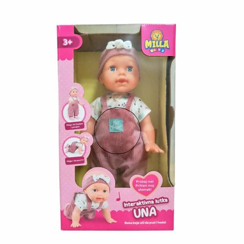 Milla Toys Interaktivna Lutka Beba Una